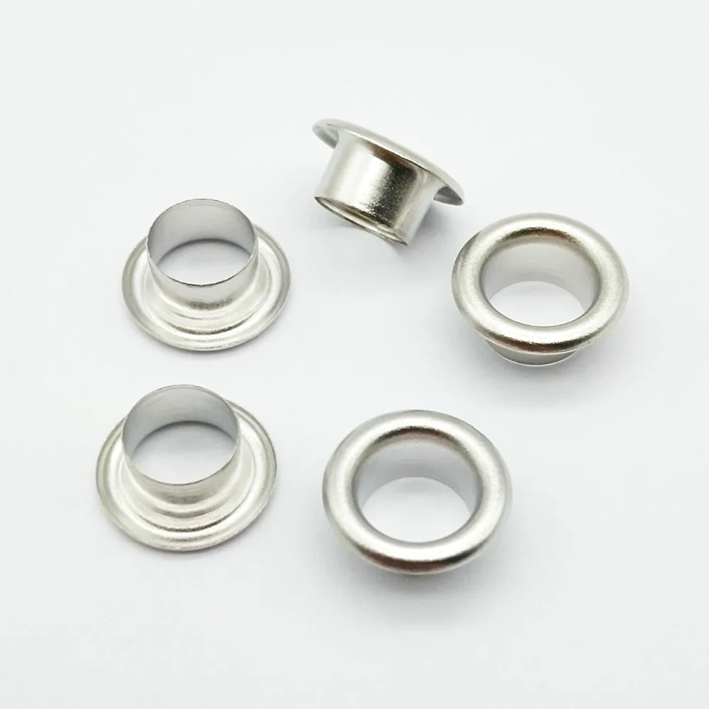 10.5mm Outer 6mm Inner Metal Eyelet in Imitation Nickel Color GBB-10.5 ...