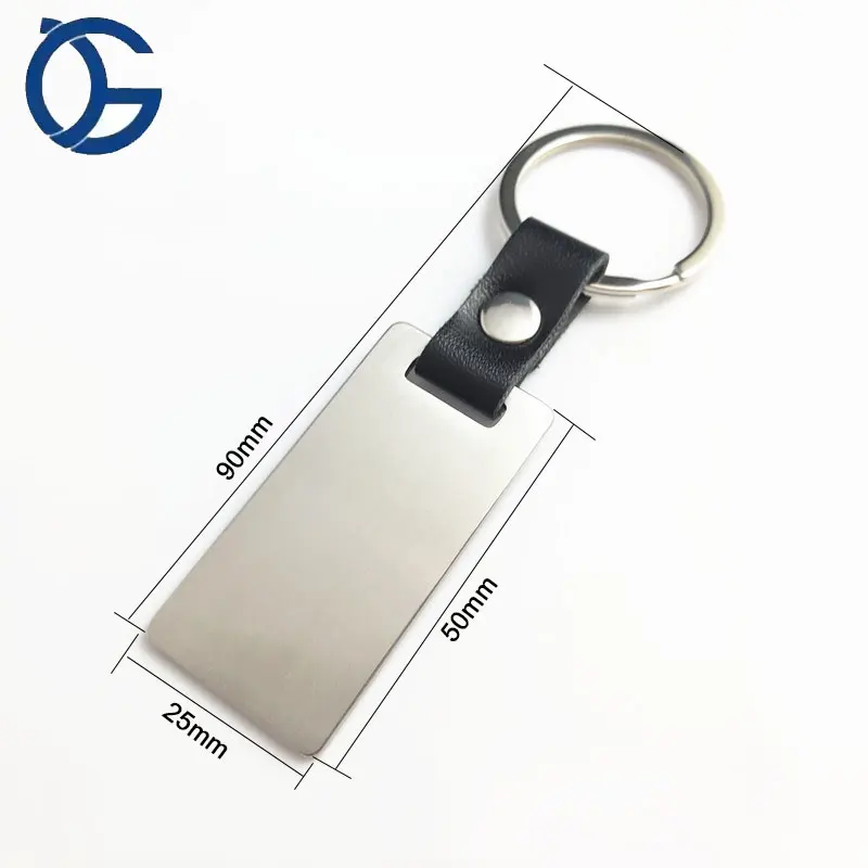 Keychain Laser Engraved Qr Code Round Plain Stainless Steel Epoxy Key ...