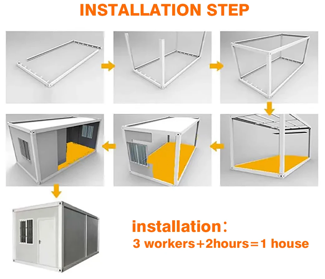 Modern Luxury Living Villa Container House Factory Customized Portable ...