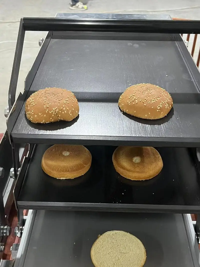 Shineho Kfc Burger Bun Logo Long Slot Toaster - High Productivity