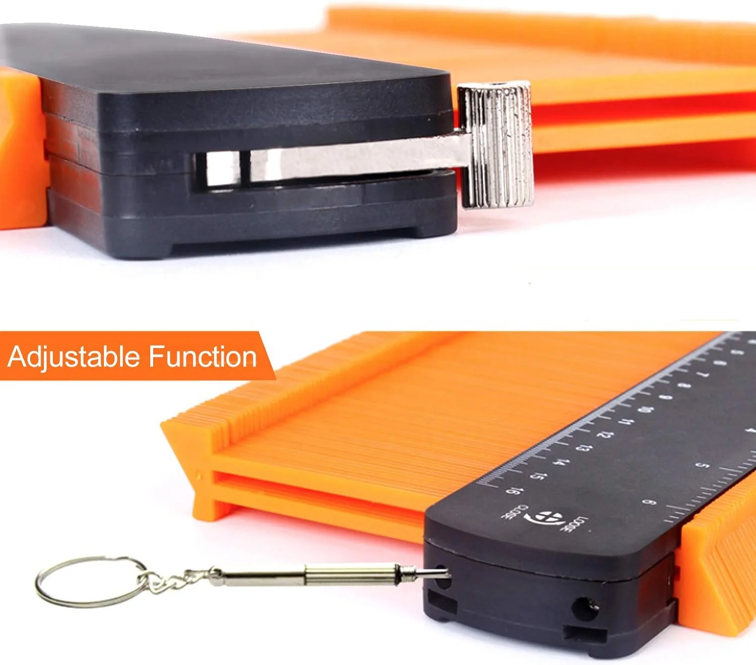 10 Inch Contour Gauge Profile Measuring Tool With Lock Irregular Shape ...