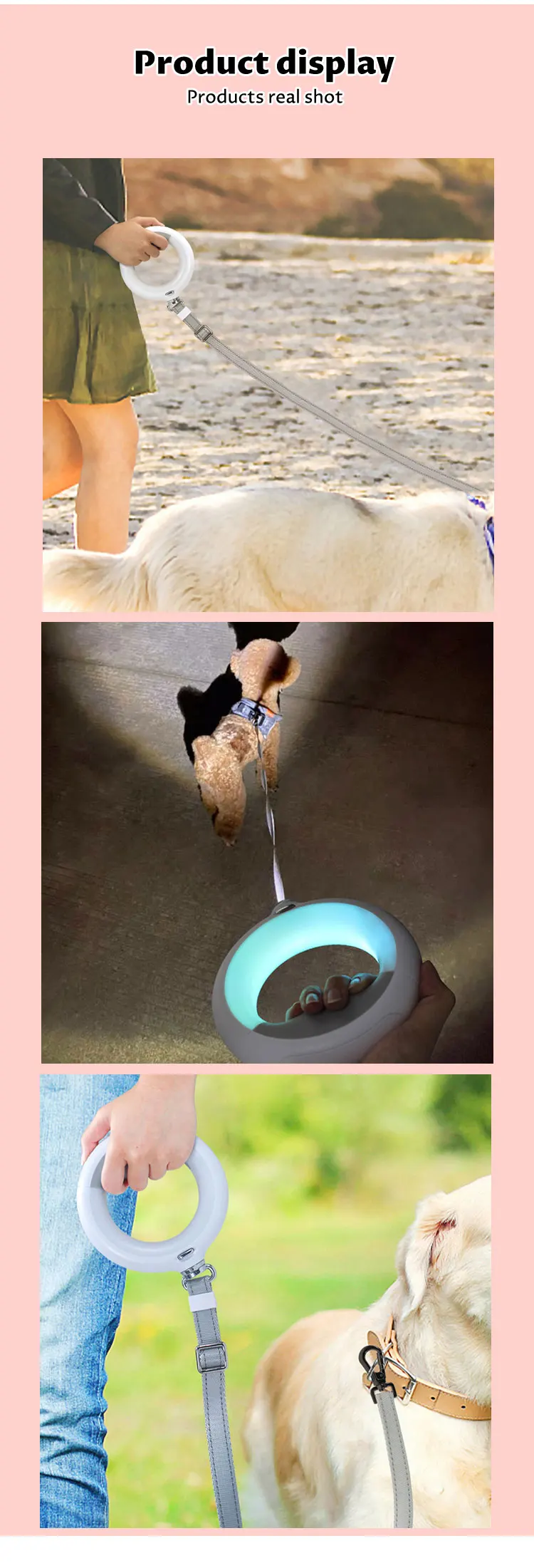 Xuangui 2022 Upgraded Dog Leads Rope Smart Dog Leash Hands Free Anti ...