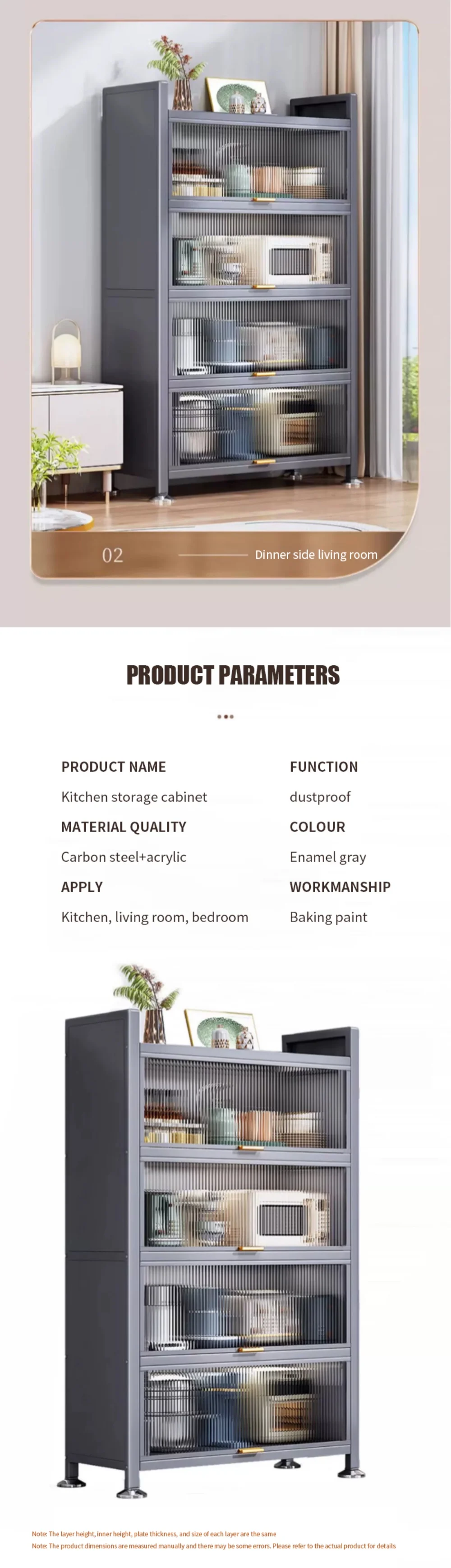 Modern Metal Cupboard Organizer With Kitchenware Storage,Oven Shelf ...