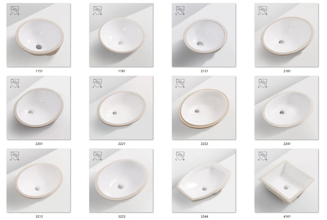 Small Rectangle Modern Sink Vanity Ceramic Wash Basin