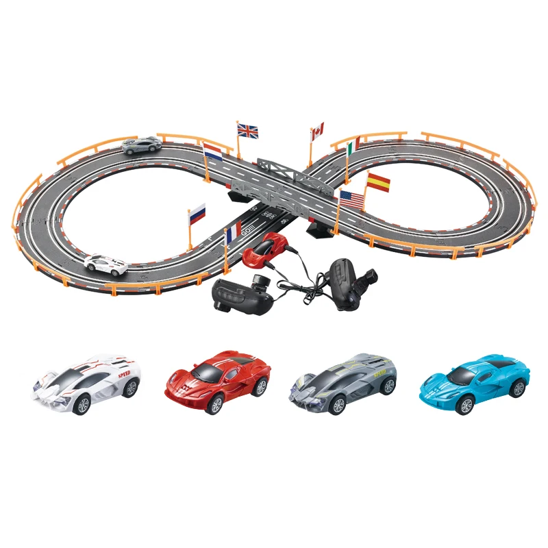 1 64 Scale Slot Car Track Toys Racing for Boys 6 to 9 Years