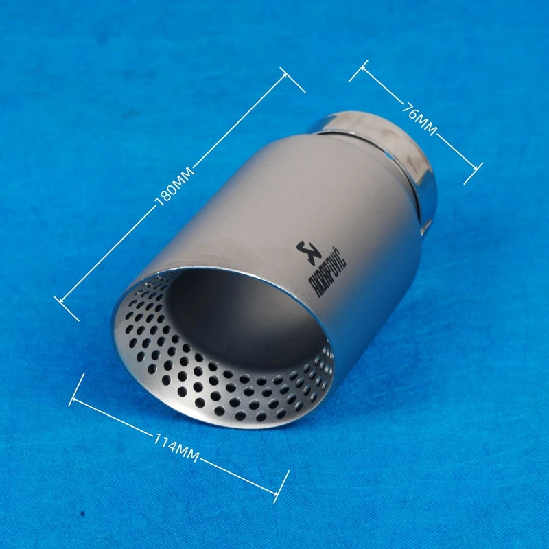 New Stainless Steel Mesh Frosted Car Exhaust Pipe Tail Sandblasted Car ...