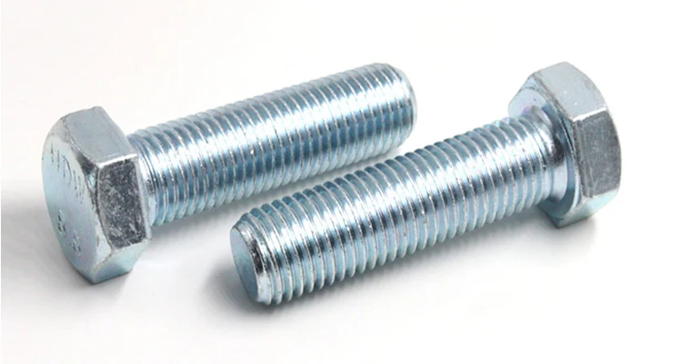 Stainless Steel A4-80 Hex Bolts M20 M24 Galvanized Yellow Zinc Grade 8. ...