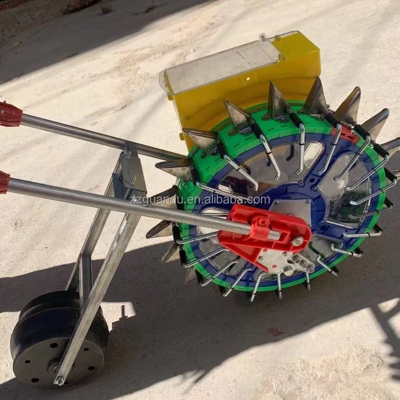 Agricultural Manual Fertilizer Seeder Planter Hand Corn Seed Machine ...