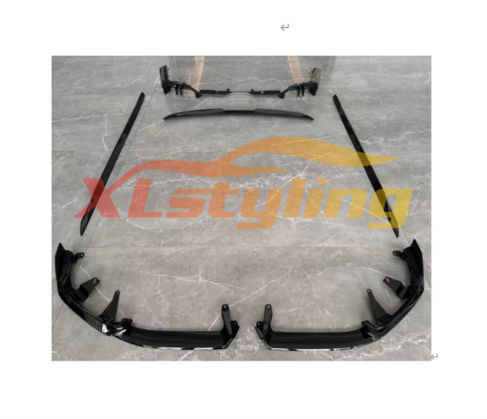 XLstyling M performance front lip splitters diffuser side skirt spoiler ...