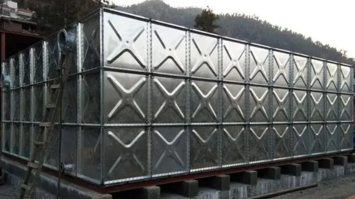 Galvanized Sheet Steel Sectional Tank Africa 100m3 Agriculture Good ...
