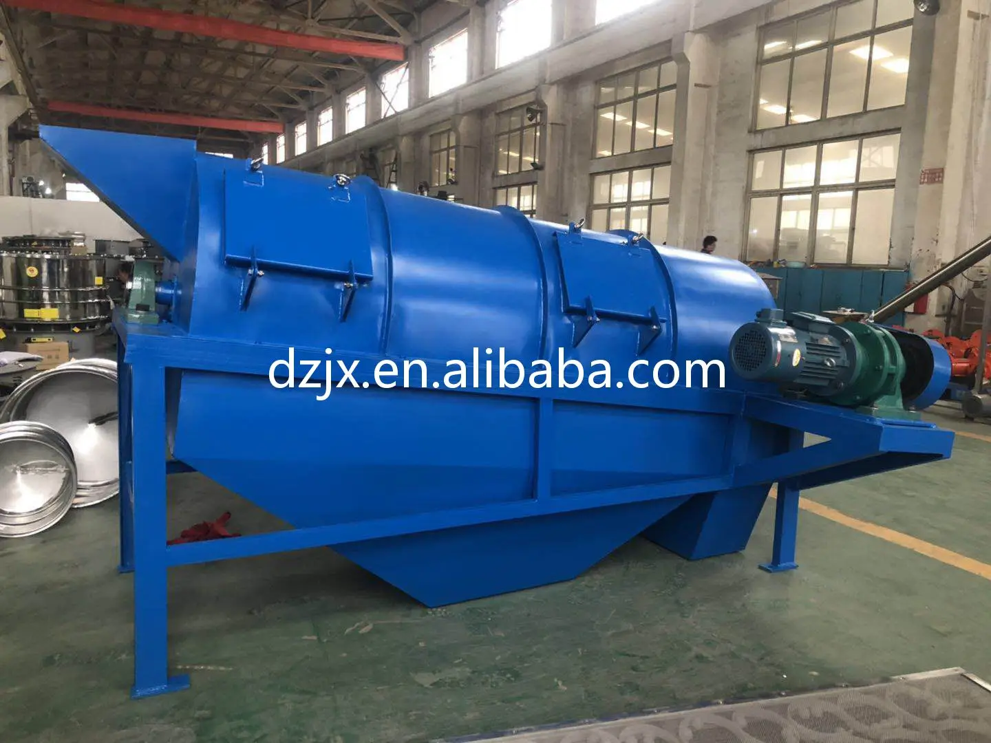 Dzjx Industrial Compost Vermicompost Rotating Sieve Machinery Bsf ...