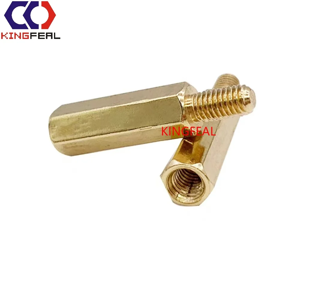M2M2.5M3M4M5M6 Single Pass Hexagonal Copper Stud Screw Single Head Yin ...