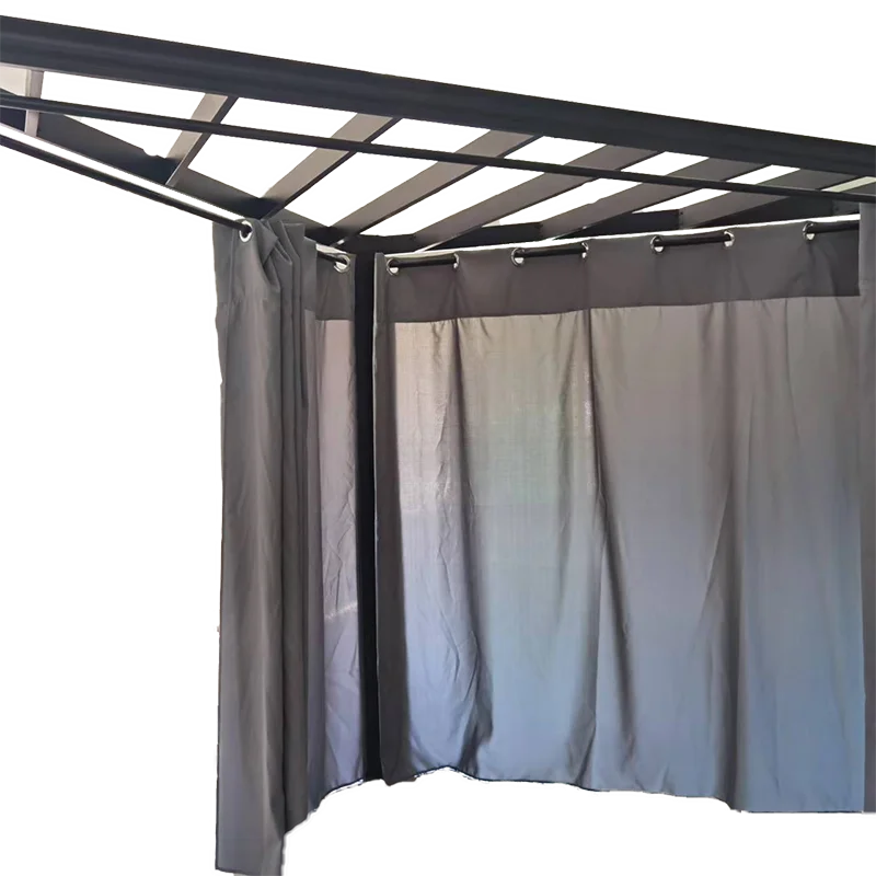 Customized Triangle Metal Gazebos Tent Garden Awning Outdoor Pergola ...