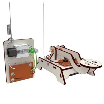 Wooden Diy Telegraph Radio Report Stem Handmade Toy Science Education ...