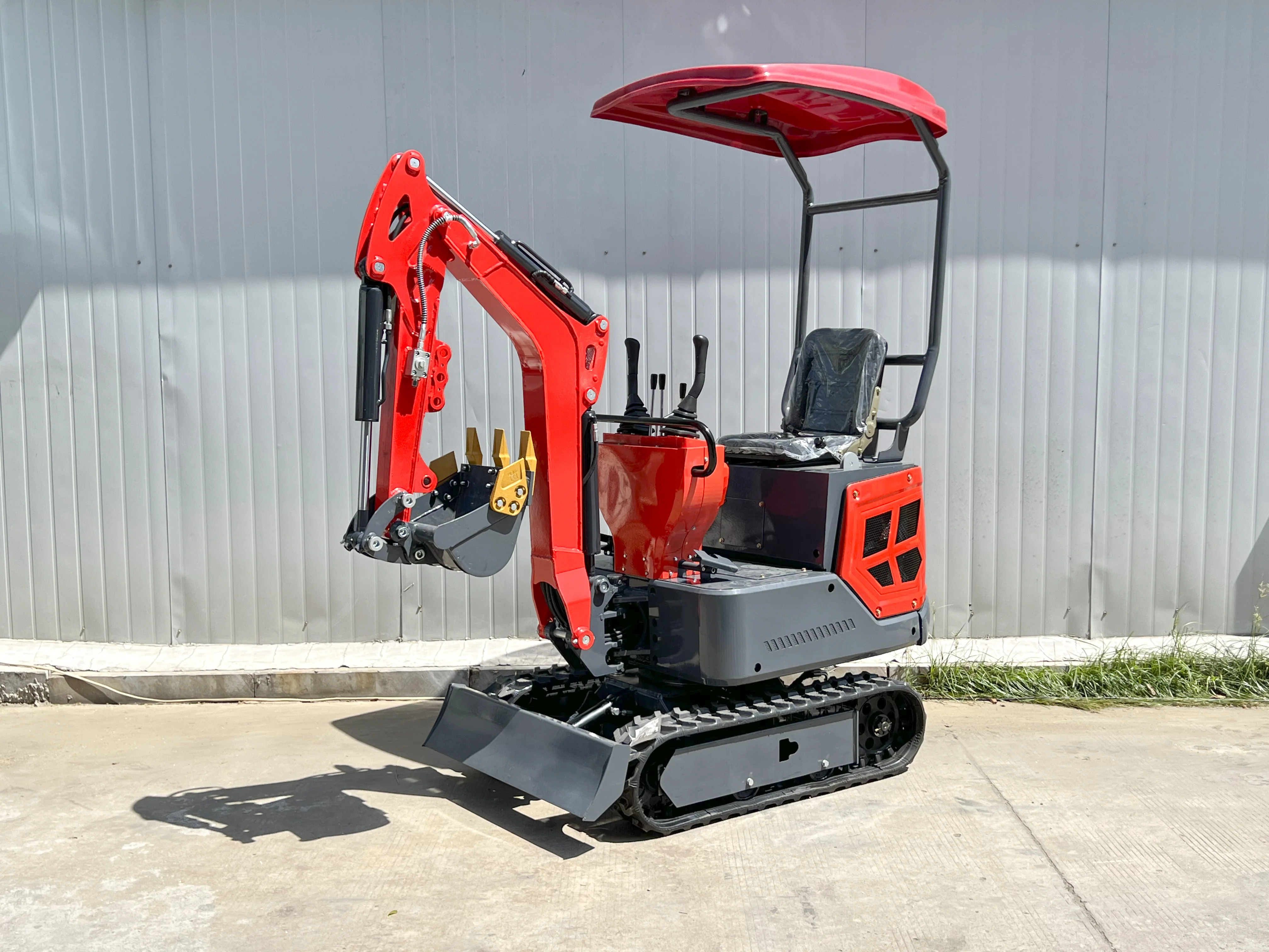 Free Shipping 1 Ton 1.2 Ton Mini Excavators Cheap Machine Crawler ...