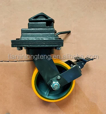 ISO Heavy Duty Shipping Container Casters - 4 Ton Pu Wheels