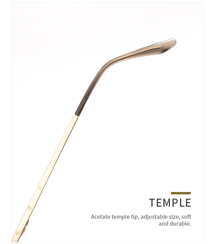 Unisex Small Rectangle Metal Half Rim Optical Frame