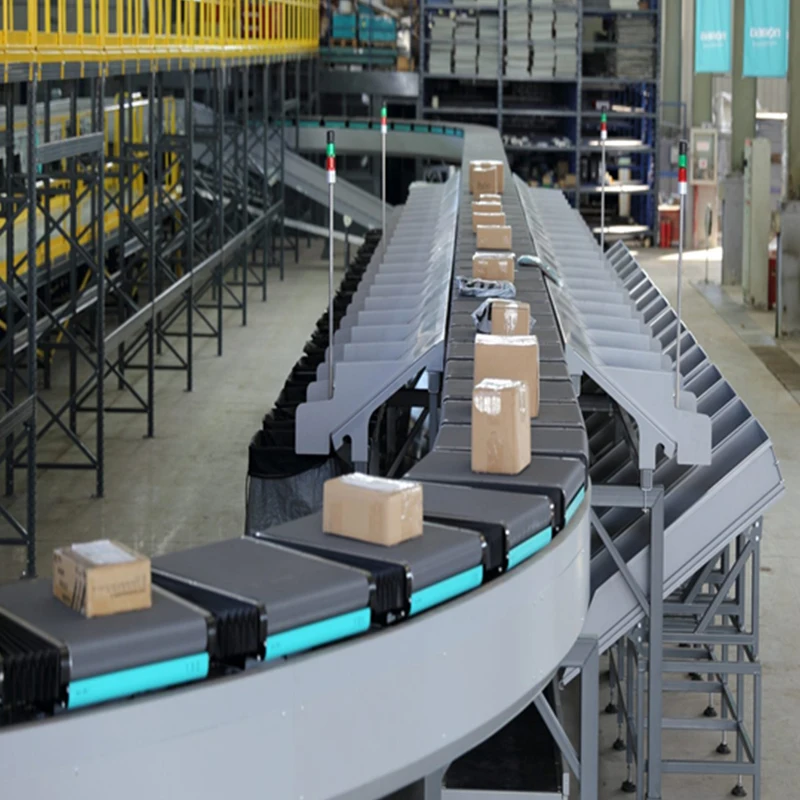 Gosunm High-Speed Guide Wheel Sorting Conveyor for Parcel Sorting