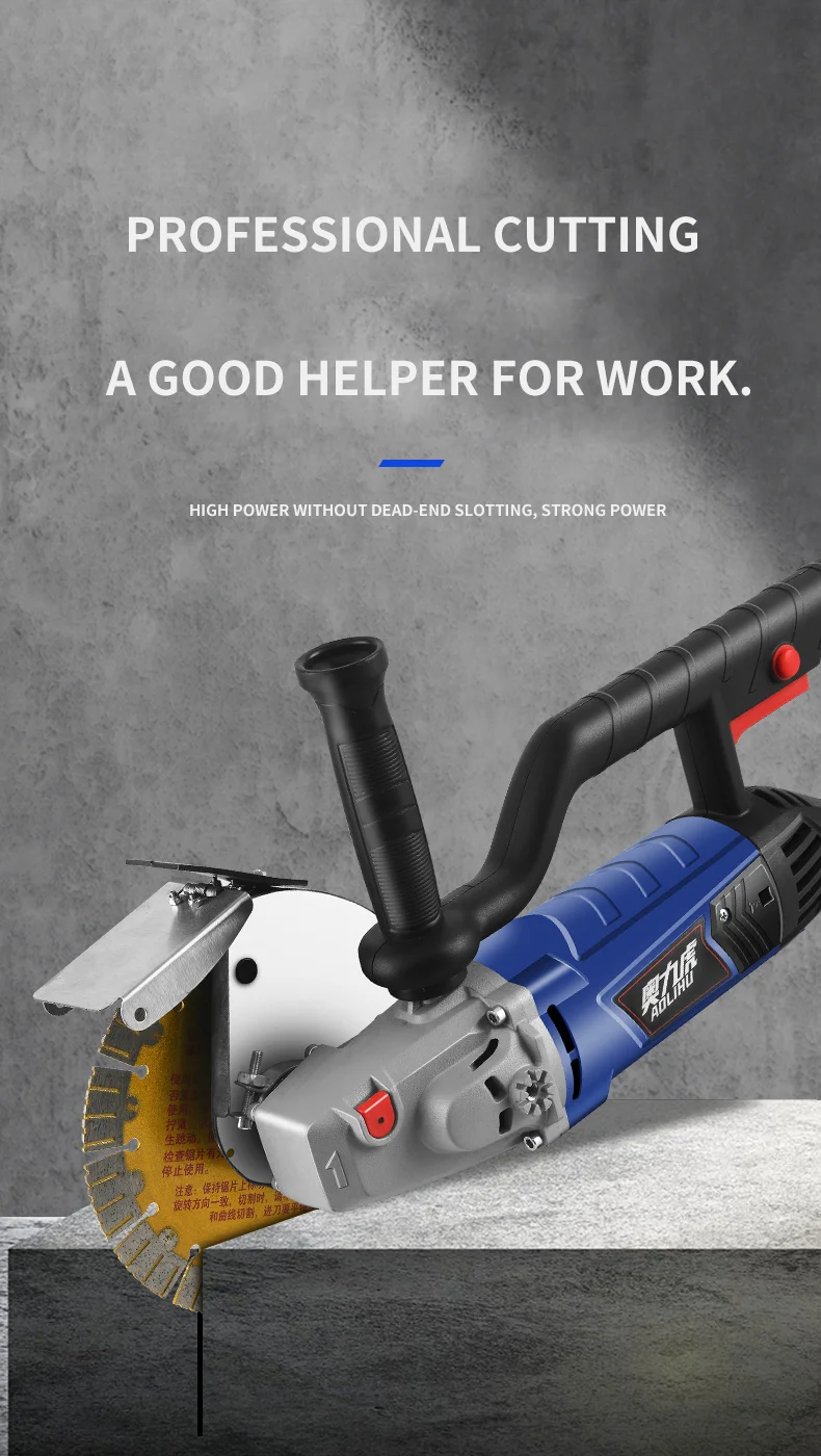 Factory Direct Portable Wall Chaser Saw Concrete Cutting Machine high ...