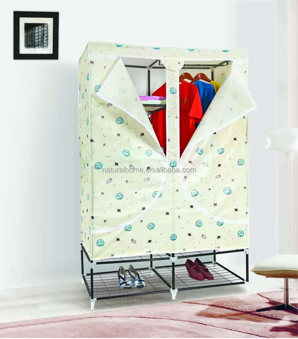 2021 New Design Bedroom Almirah Designs Non- Woven Closet Wardrobe ...