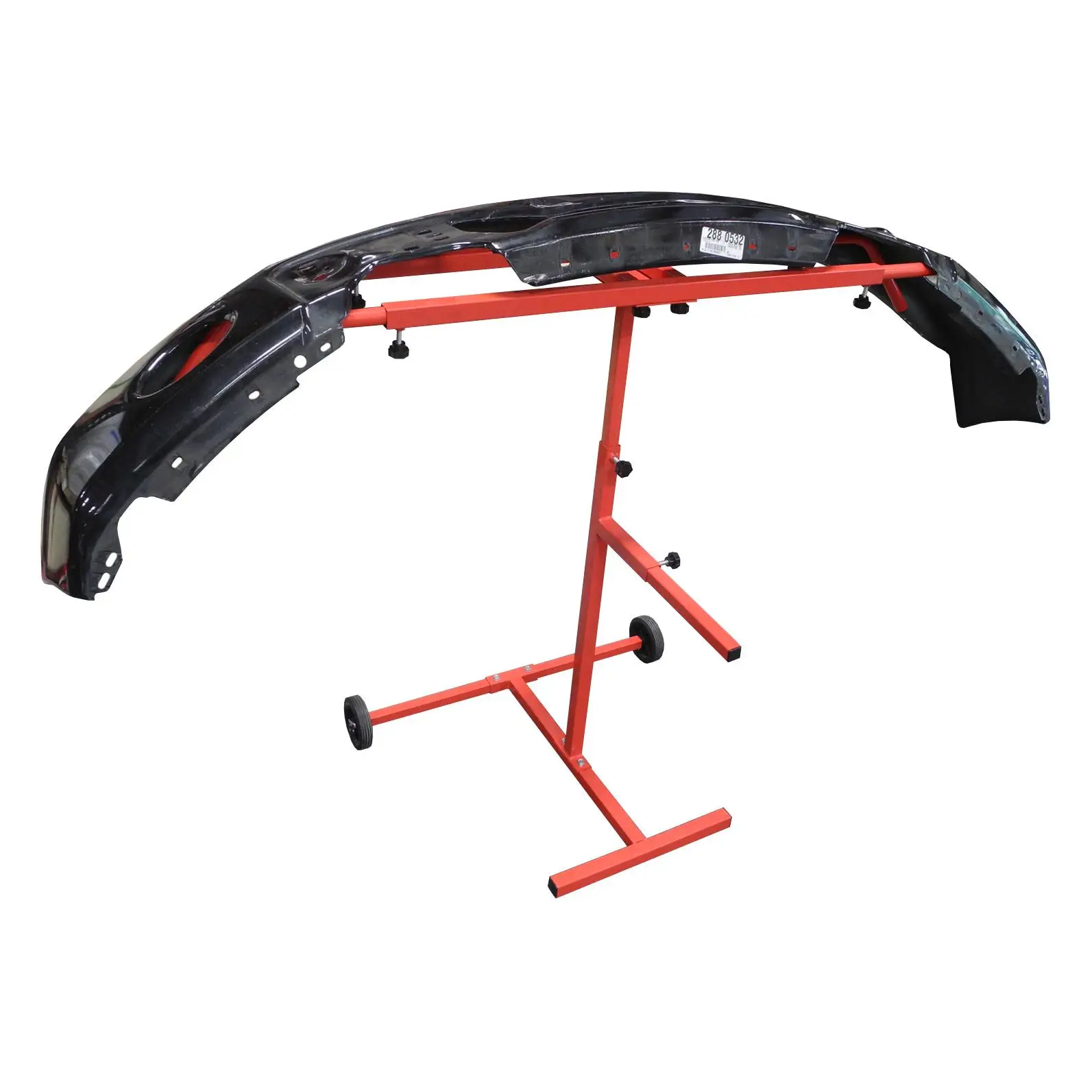 Adjustable Mobile Bumper Paint Stand - Automotive Storage