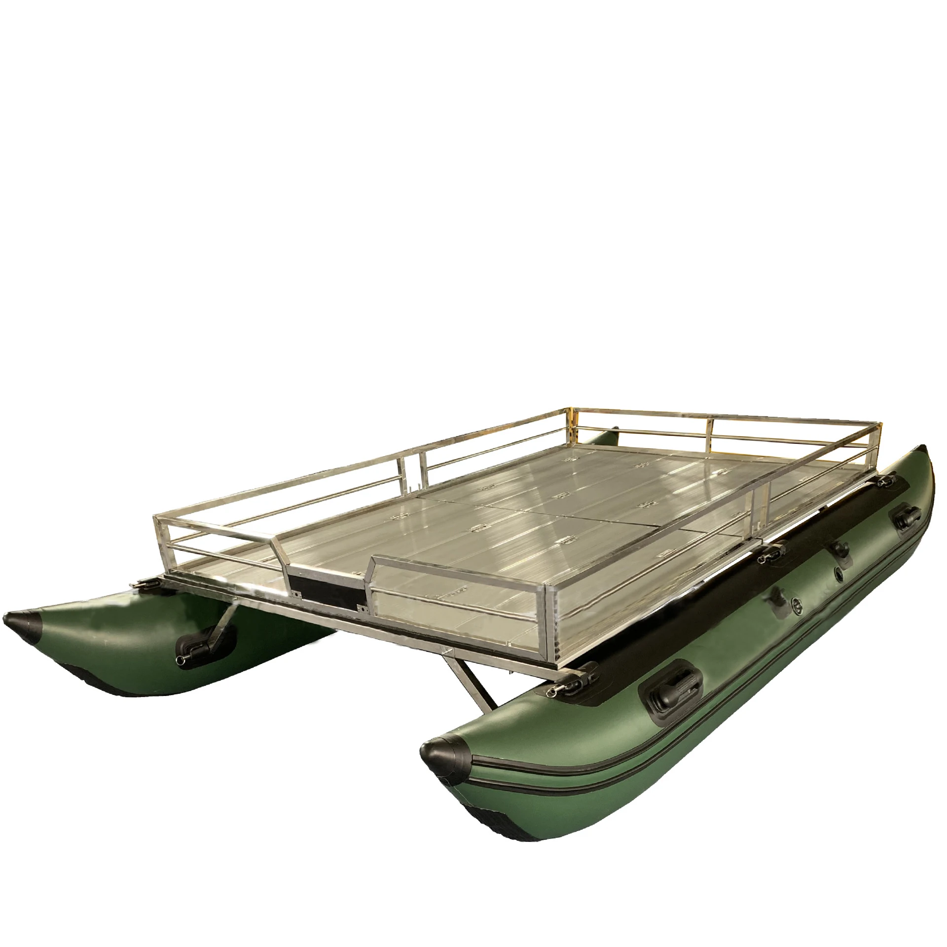 Inflatable Kayak Fishing Boat - PVC Catamaran for Racing