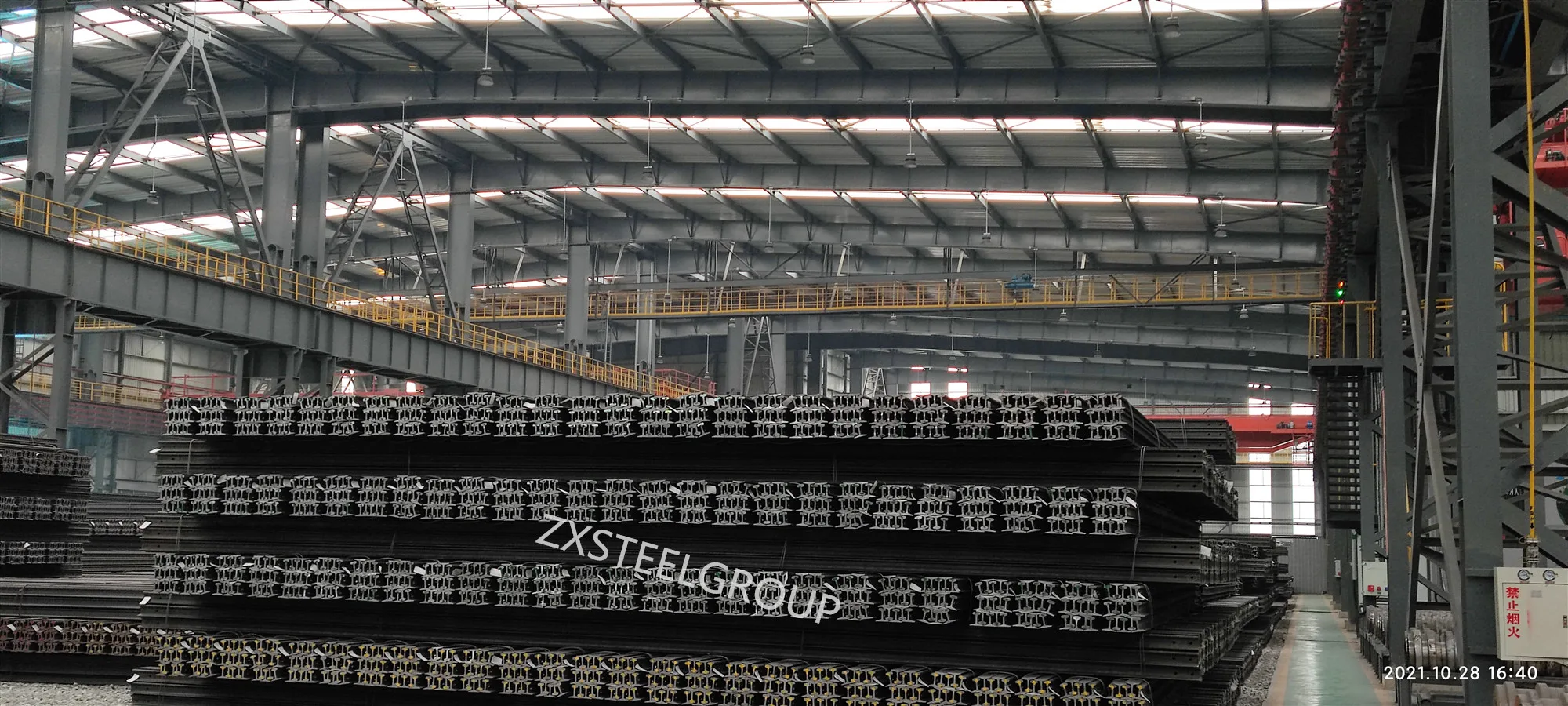 DIN 5901 18kg/m Steel Rail Track S18 Rail 55Q Grade 6m