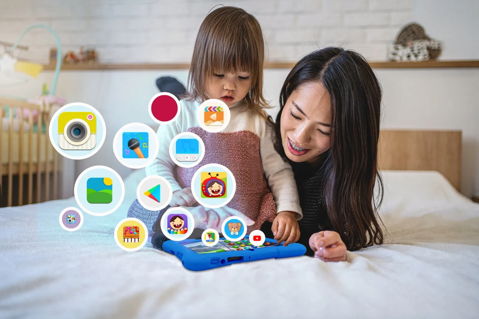 Sturdy Tablet Computer for Gaming, Student Online Classroom Early ...