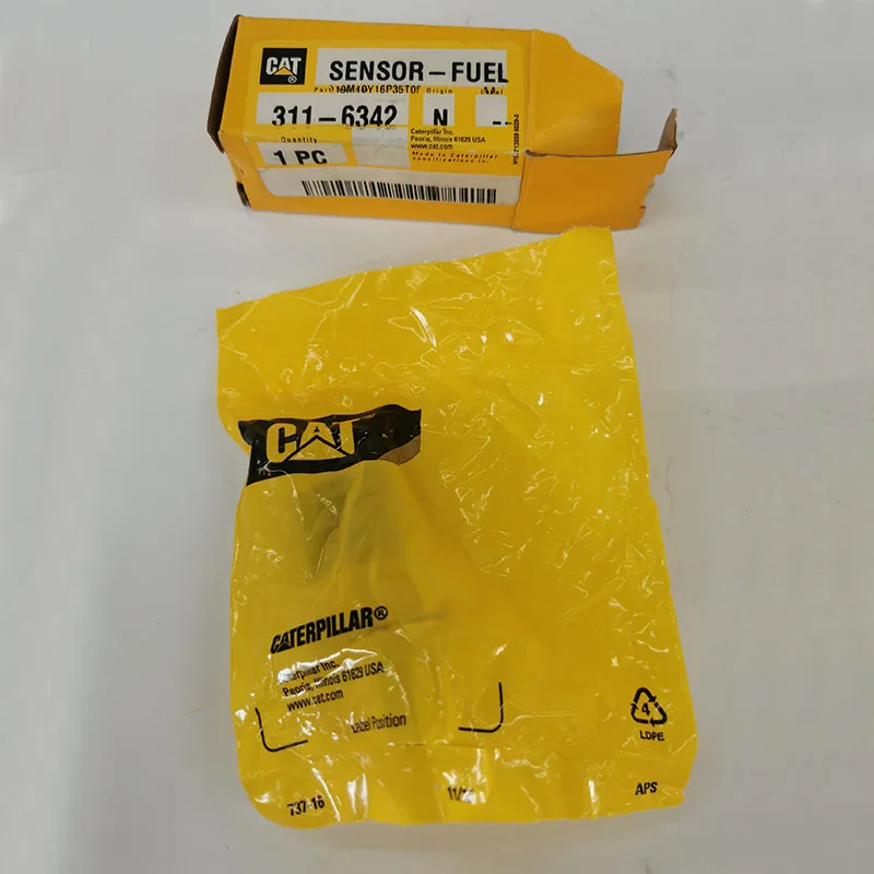 Excavator Electric Parts Common Rail Pressure Sensor Switch 311-6342 ...