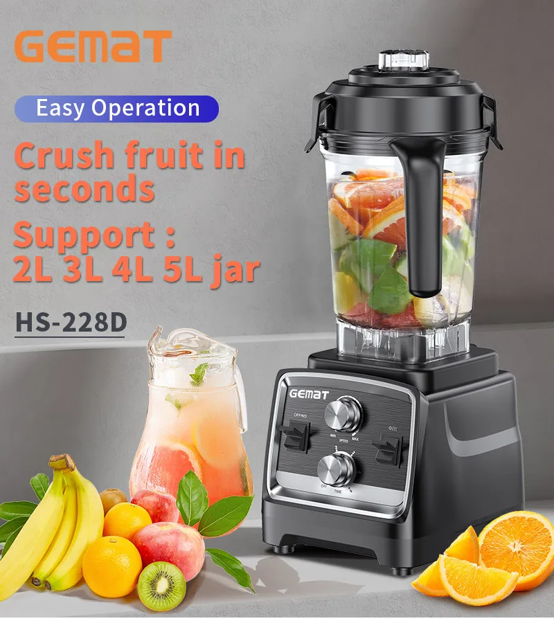 3 Litre 4 Litre Power Blender 30000 RPM BPA Free Jar3hp 2200W ...