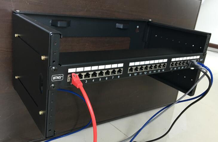 1u 2u 4u 6u Wall Mount Bracket Network Equipment Rack 19inch ...