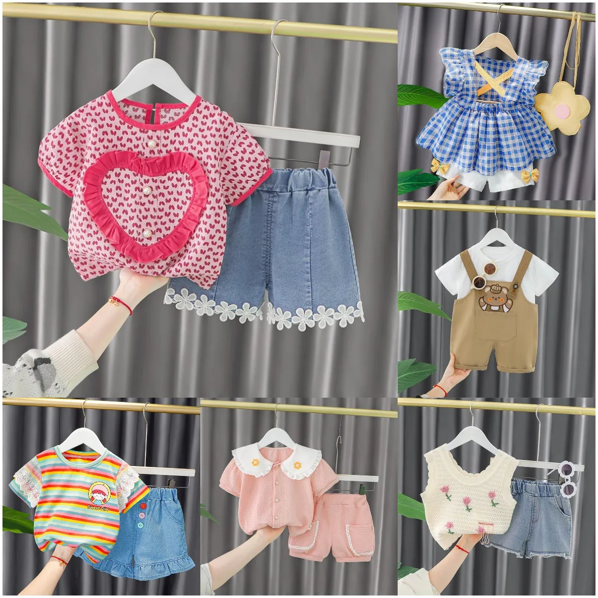 Baby Girl Summer Suit Baby Children's Clothes Cute 1-3 Years Old ...