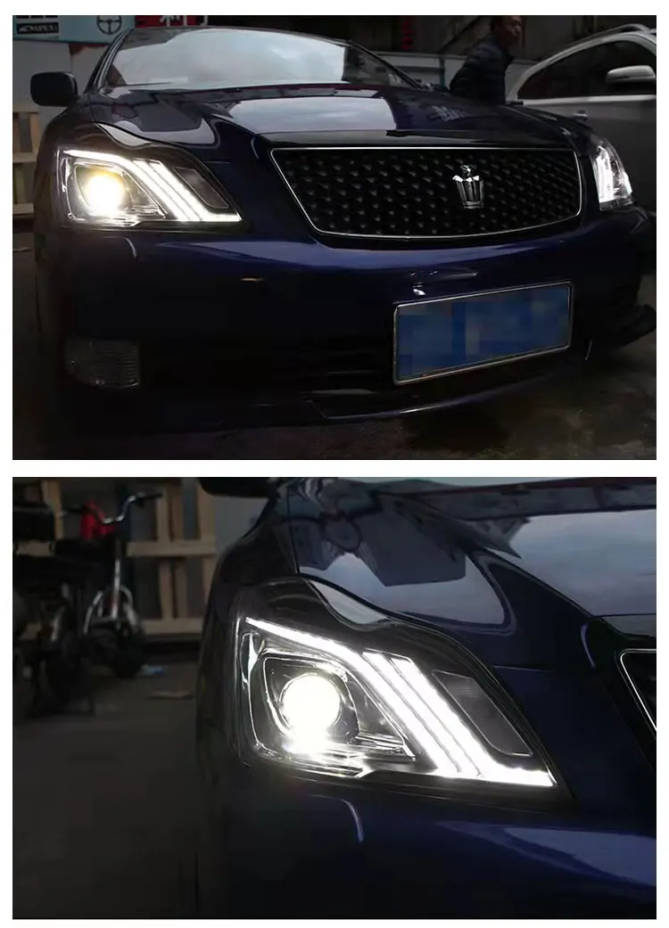 Fuli High Quality Led Headlight Assembly For Toyota Crown 2005-2009 Led ...