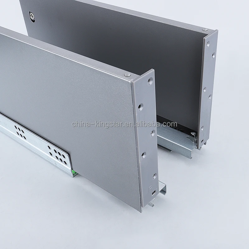 Double Wall Drawer Side Panel 14mm - Adjustable Metal Box