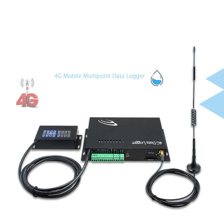 Digital Pressure Gauge With Data Logger Temperature And Humidity Controller 4g Data Logger ...