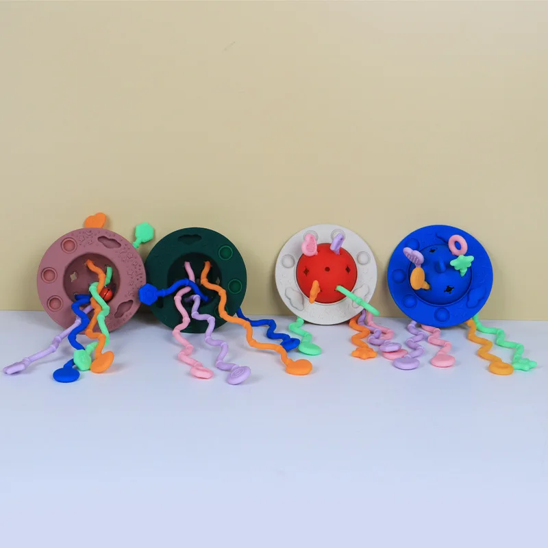 Montessori Pull String Learning Ropes With Simple Bubble &sliding Balls ...