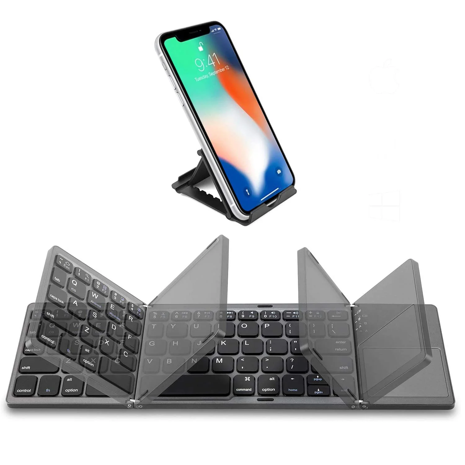 2023 Type C B033 Shortcut Mini Wireless Portable Bluetooth Folding ...