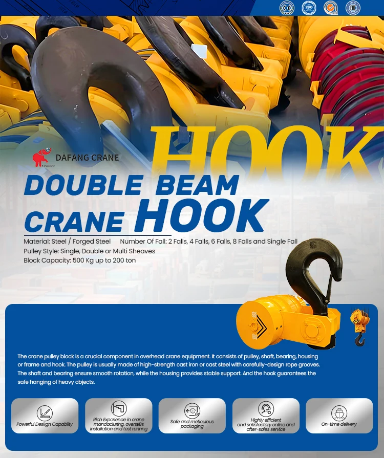 Hot Sale Various Types Big Crane Hook 20 Ton 30 Ton 50 Ton 400 Ton ...