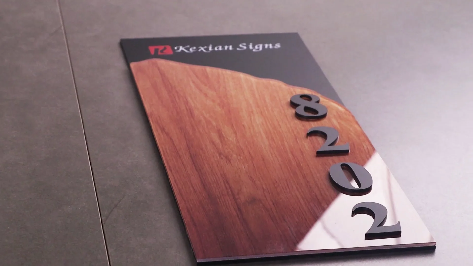 Kexian Customized Welcome Door Sign Acrylic House Number Plates Sign ...