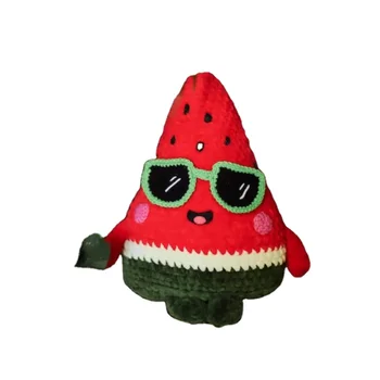 Hot Sale Watermelon Crochet Pattern Kawail Plushie Amigurumi Soft Toy ...