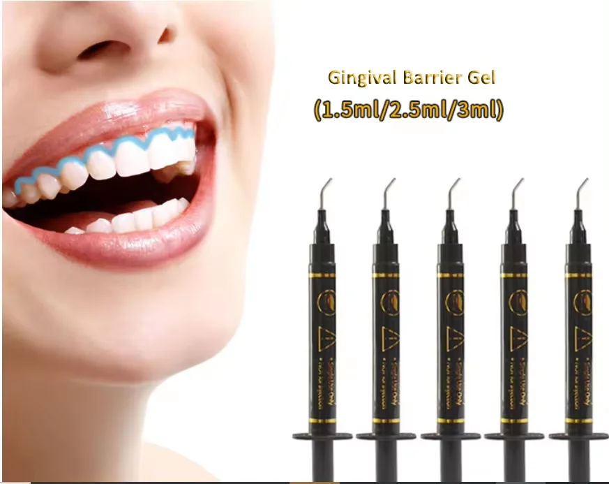 Teeth Whitening Gel 1.5ml Professional Gingival Gum Blue Protection ...