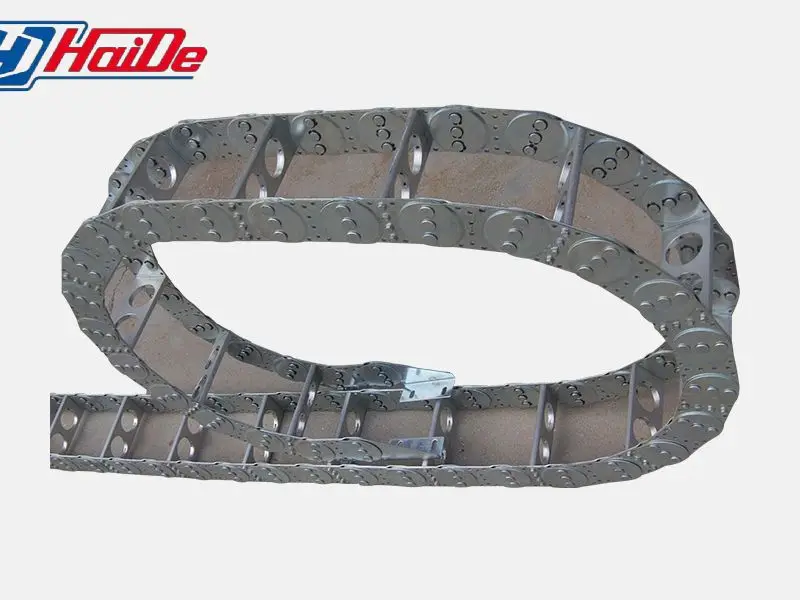 Haide New Cnc Steel Cable Drag Chain Hydraulic Hose Cable Channel Cable ...