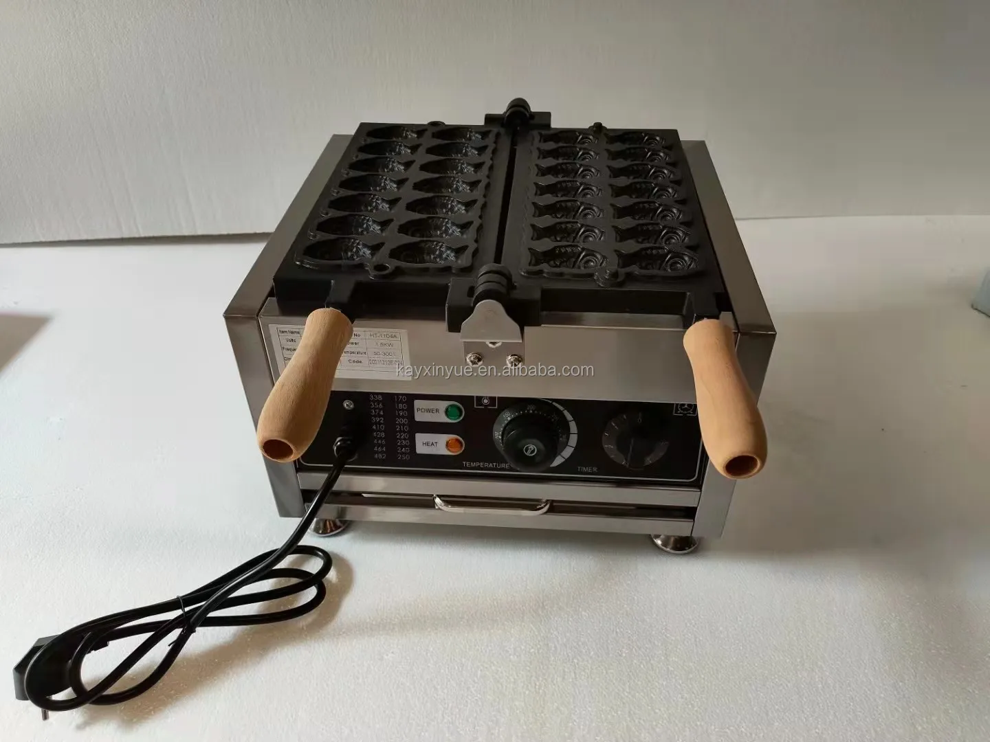 Snack Food Machine - Automatic Non-Stick Goldfish Waffle Maker