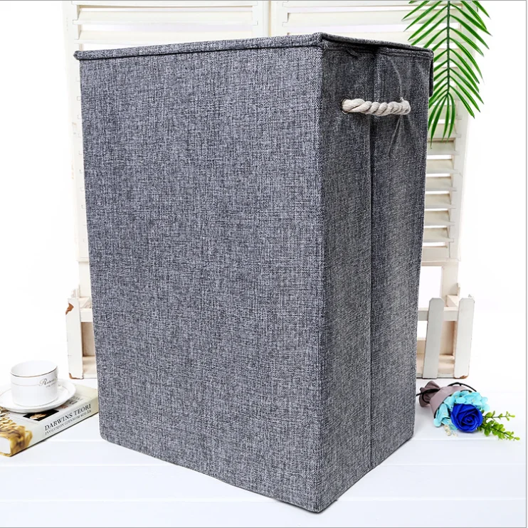 Modern Square Storage Box With Folding Feature Multifunction Organizer ...