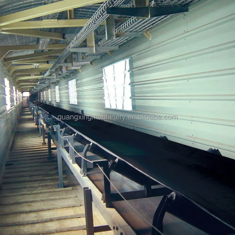 Long Distance Fixed Type Trough Belt Conveyor For Coal Underground ...