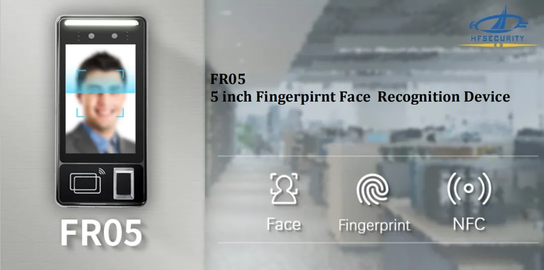 Hfsecurity Fr05 Android Face Recognition System Nfc Card Time Recording Biometric Fingerprint