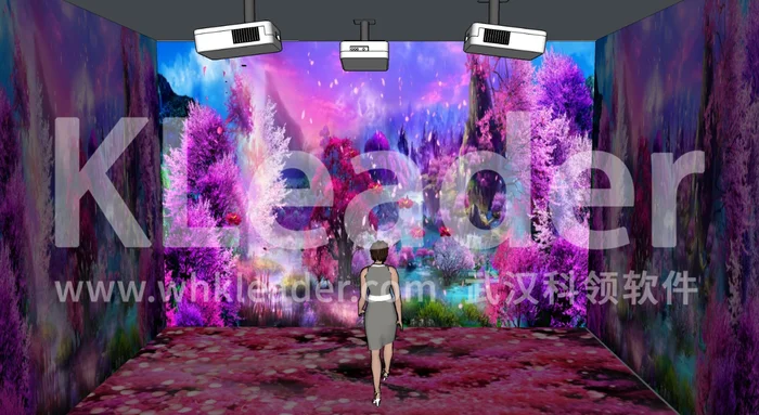 Immersive 3D AR Interactive Wall Projection Digital Art Augmented ...