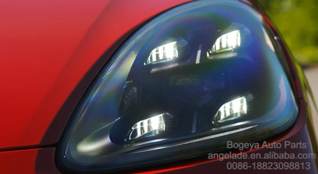 Pnthpower Facelift Upgrade Led Matrix Car Headlight For Porsche Cayenne ...