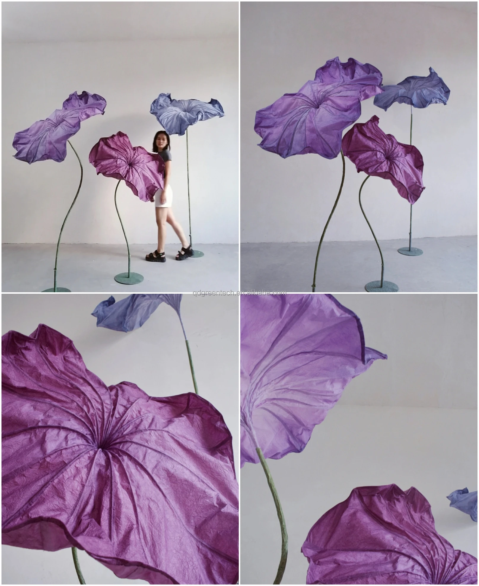 J-105 Large Tall Wedding Decorations Romantic Giant Flower Stand Set ...