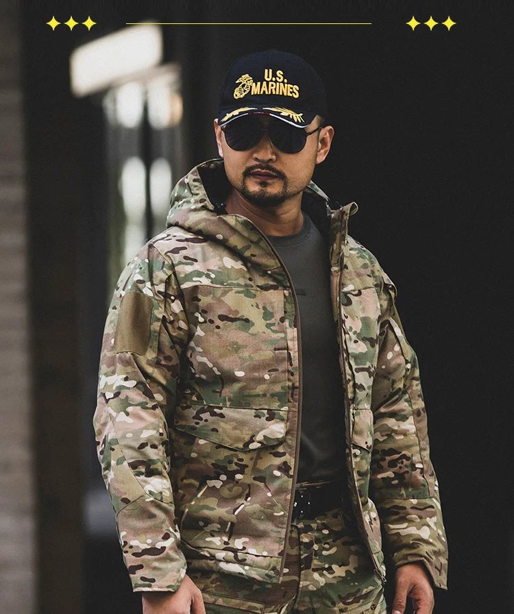 Tactical Clothing G8 M65 Spy Puffer Softshell Waterproof Black ...